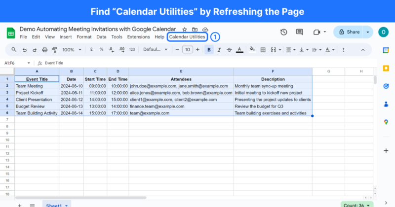 Automating Meeting Invitations with Google Calendar
