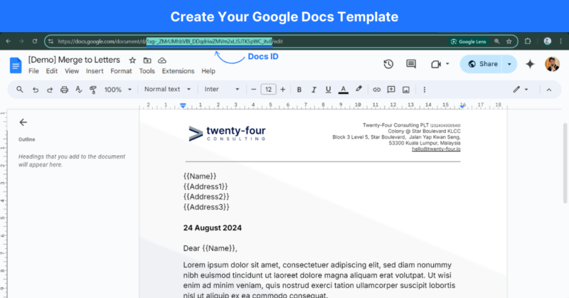 Automating Personalised Letters